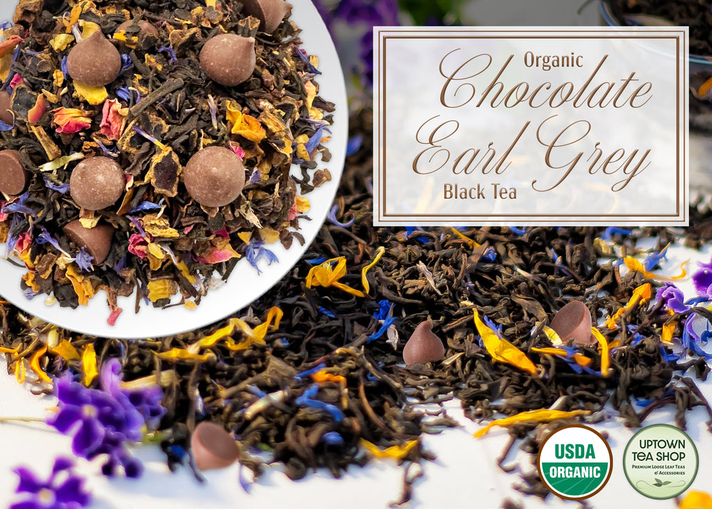 Organic Chocolate Earl Grey | Black Tea – Uptown Tea Shop LLC