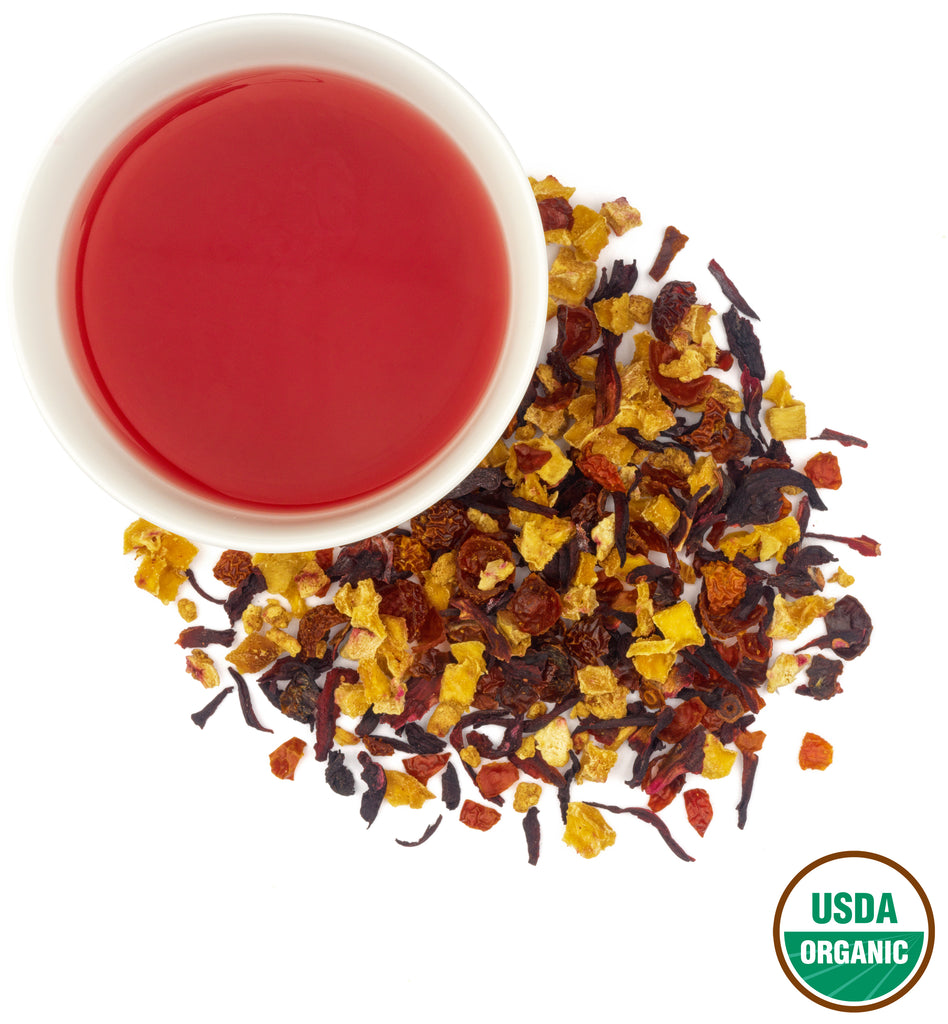 Organic Hibiscus Sangria Herbal – Uptown Tea Shop